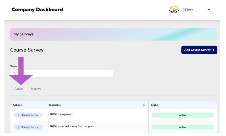 Understanding the Survey Manager on CE Zoom (V2)