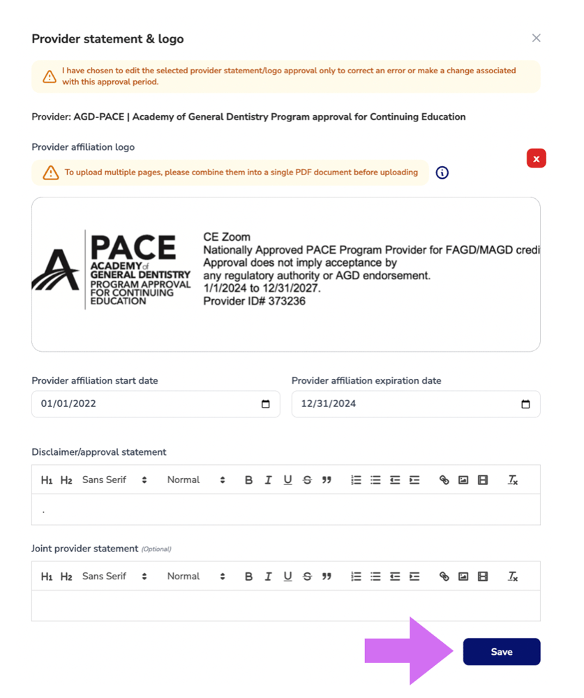 How to Navigate and Use the Provider Statement & Logo Manager in CE ...