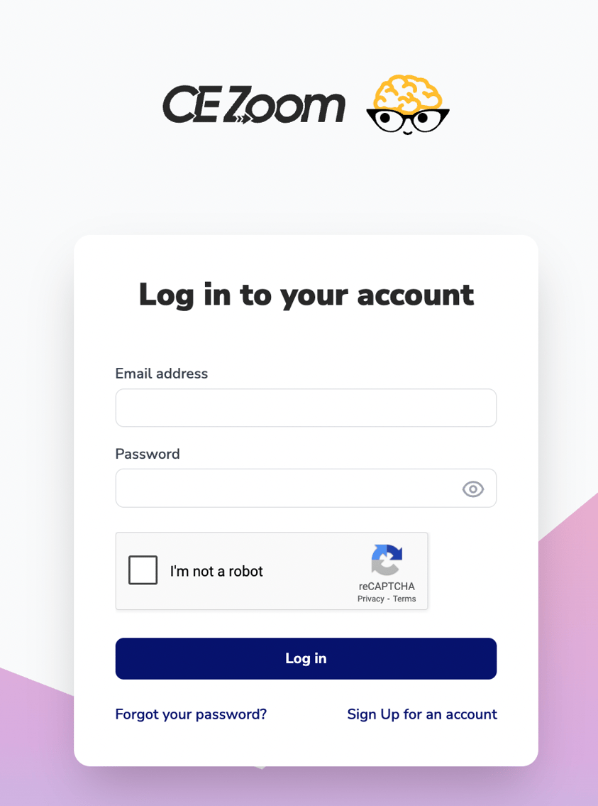 How to Log In to CE Zoom V2 for the First Time