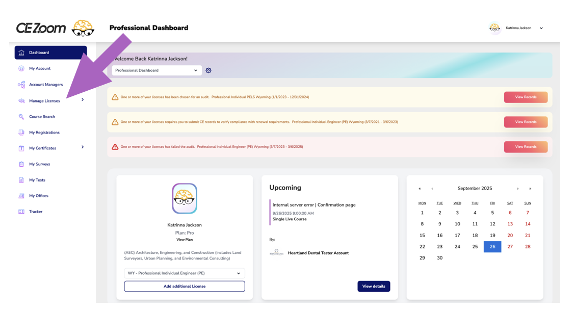 How to Confirm a new License or CE period after an official Renewal -on ...