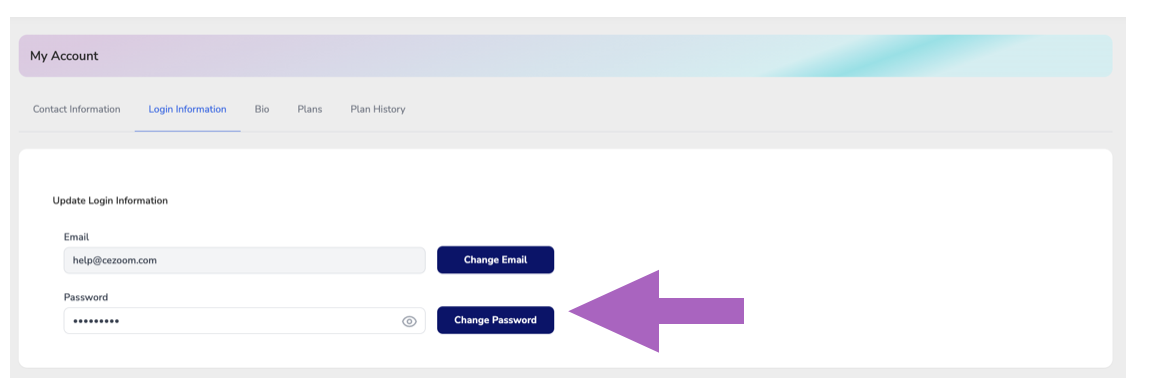 Understanding the My Account Manager (Contact Info, Login Info, Bio) on ...