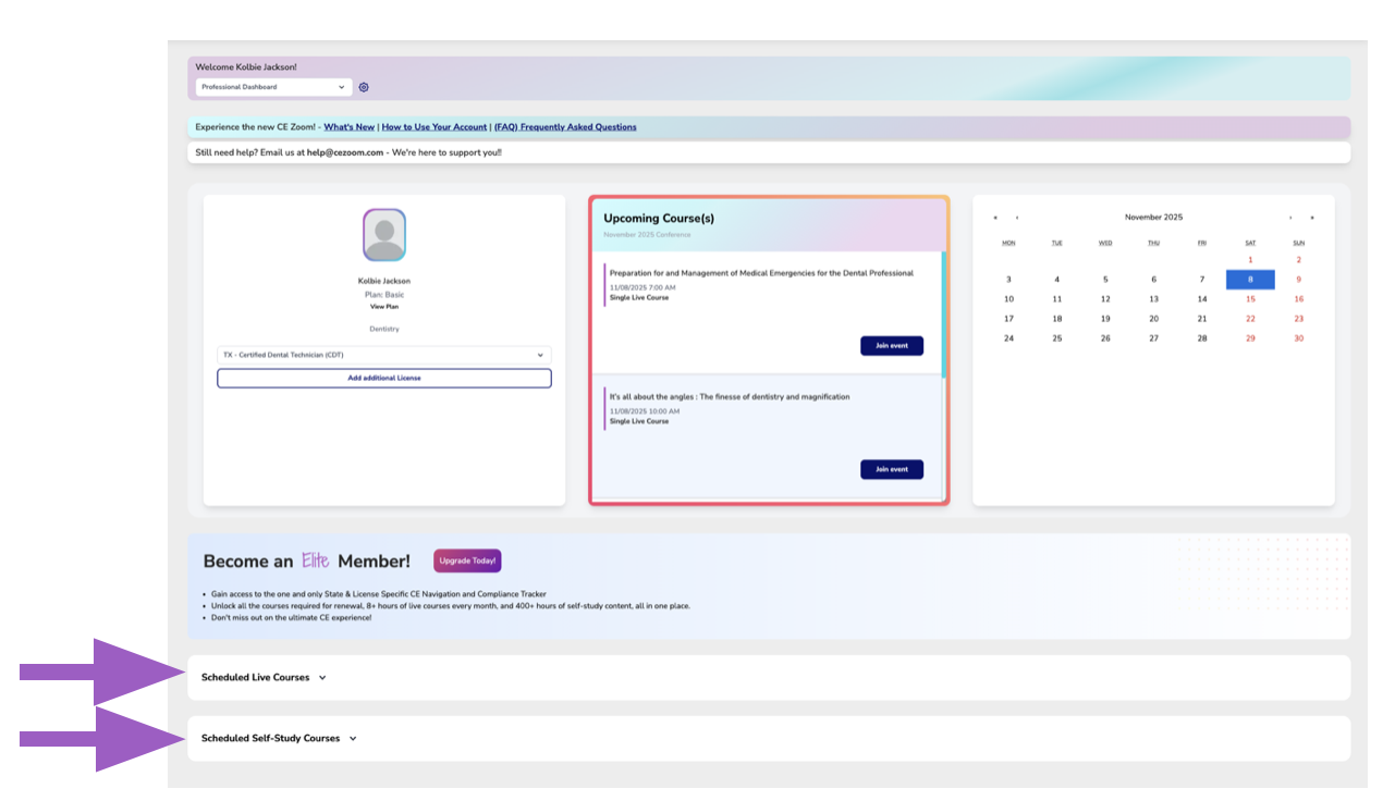 How to verify a course to receive my CE certificate on CE Zoom (V2 ...